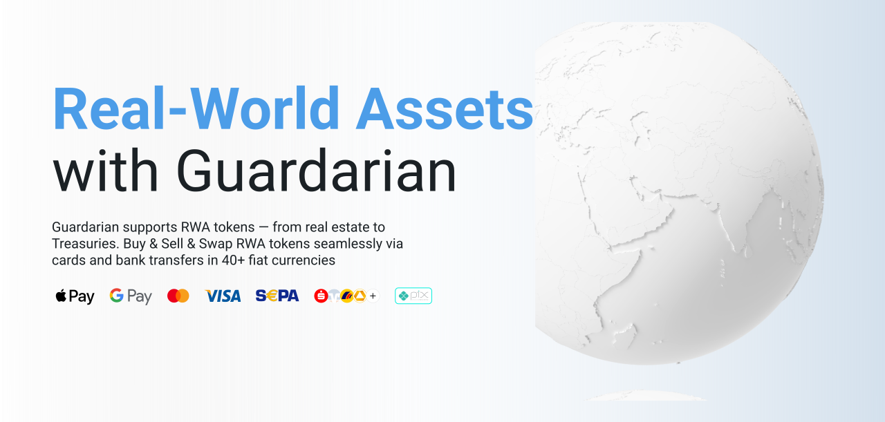 Buy & Sell Real World Assets (RWA) with Guardarian | Guardarian