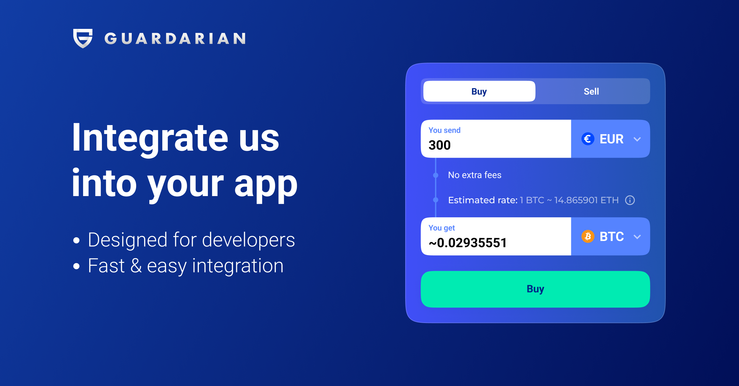 Integrate Crypto On-Ramp & Off-Ramp | Guardarian